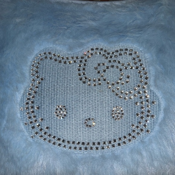 Bags | Hello Kitty Fuzzy Handbag | Poshmark